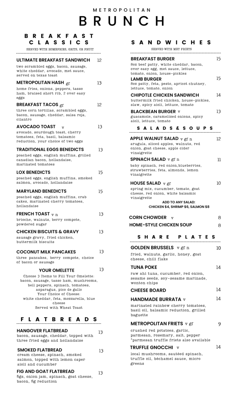 METRO – KITCHEN & LOUNGE