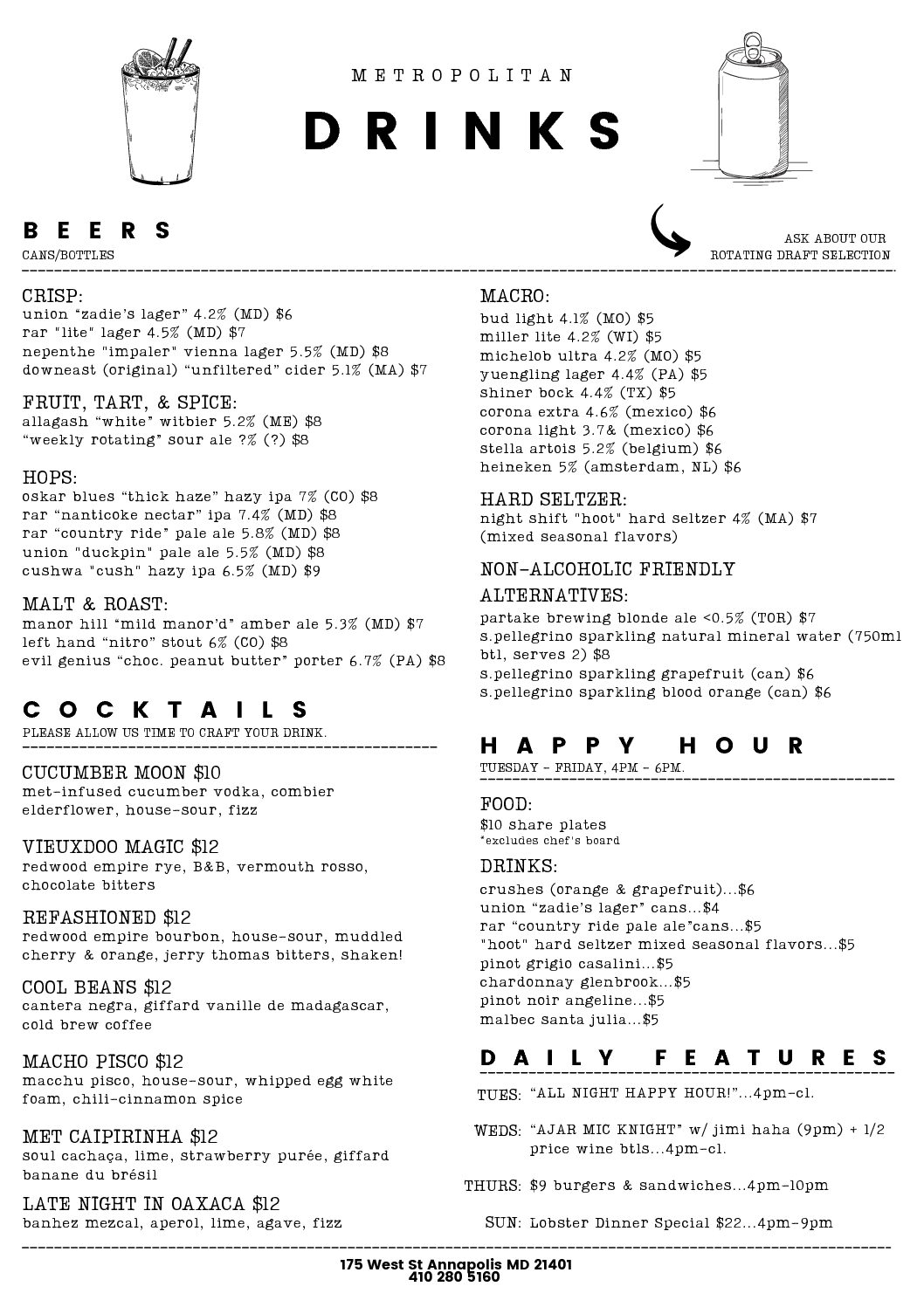 METRO – KITCHEN & LOUNGE